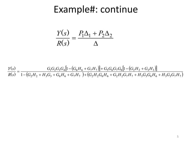 Signal Flow Graph Ppt 