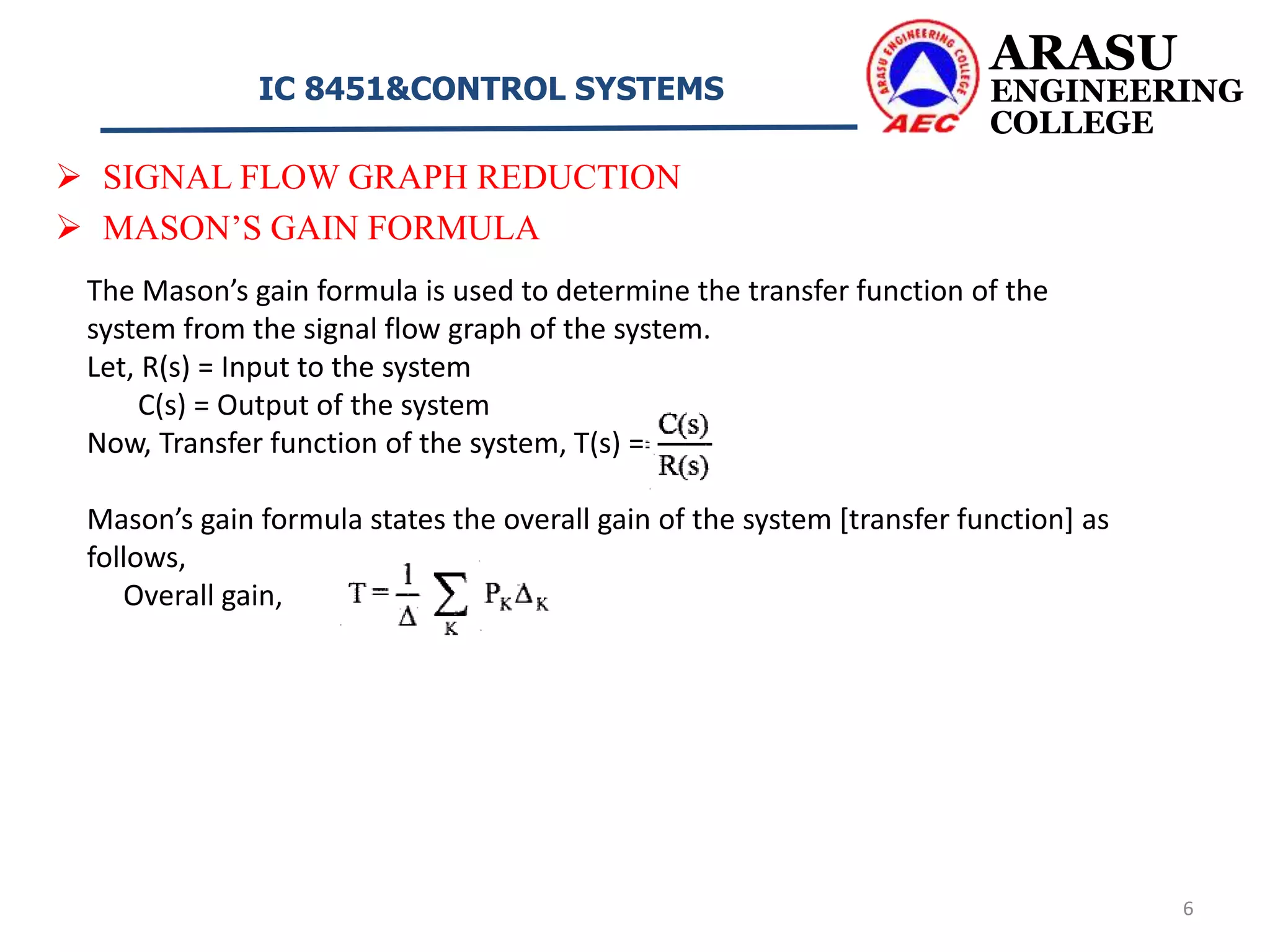 Signal Flow Graphs Ppt 5392