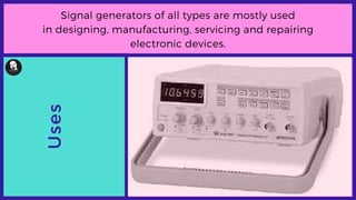 Signal generator basics | PDF