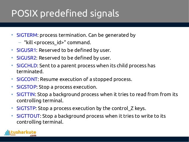 Signal Handling In Linux 