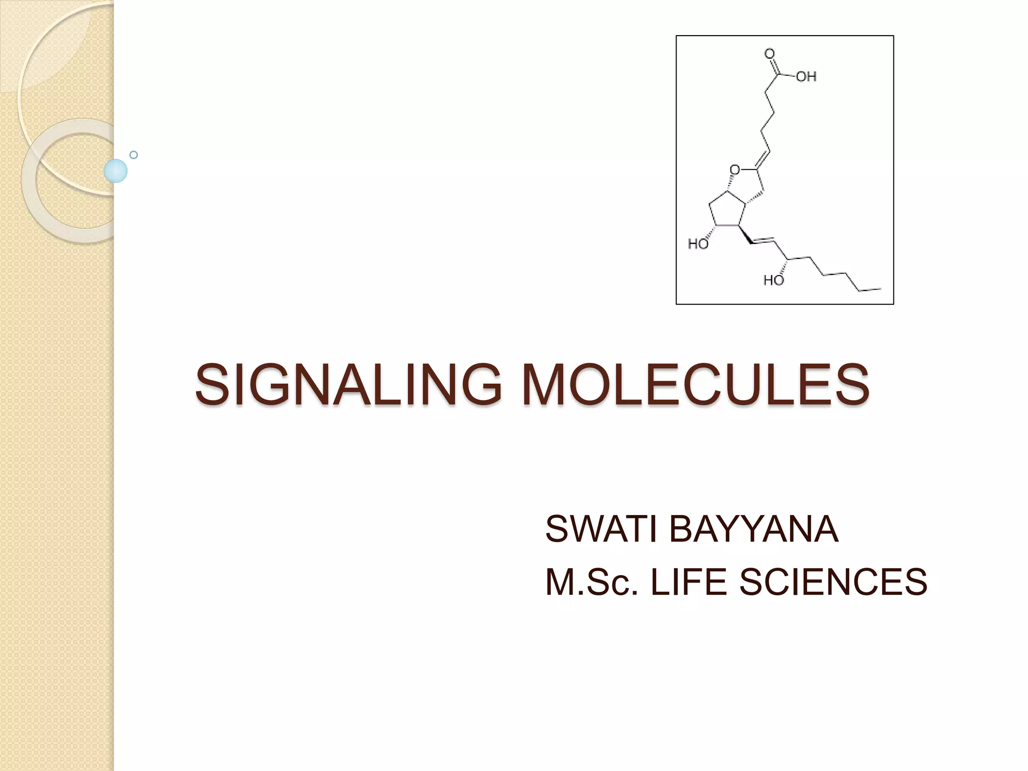 Signaling molecules | PPTX