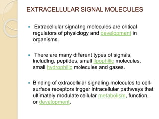 Signaling molecules | PPTX