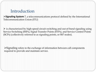 Signaling system 7 | PPTX