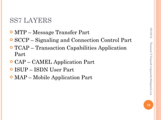 Signaling system 7 (ss7) | PPT
