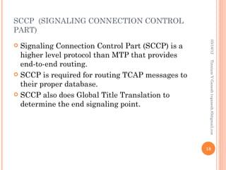 Signaling system 7 (ss7) | PPT