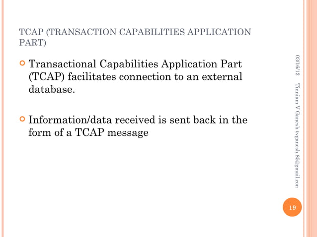 Signaling system 7 (ss7) | PPT | Computer Networking | Computing
