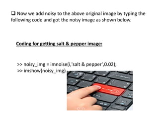 image processing in matlab | PPT
