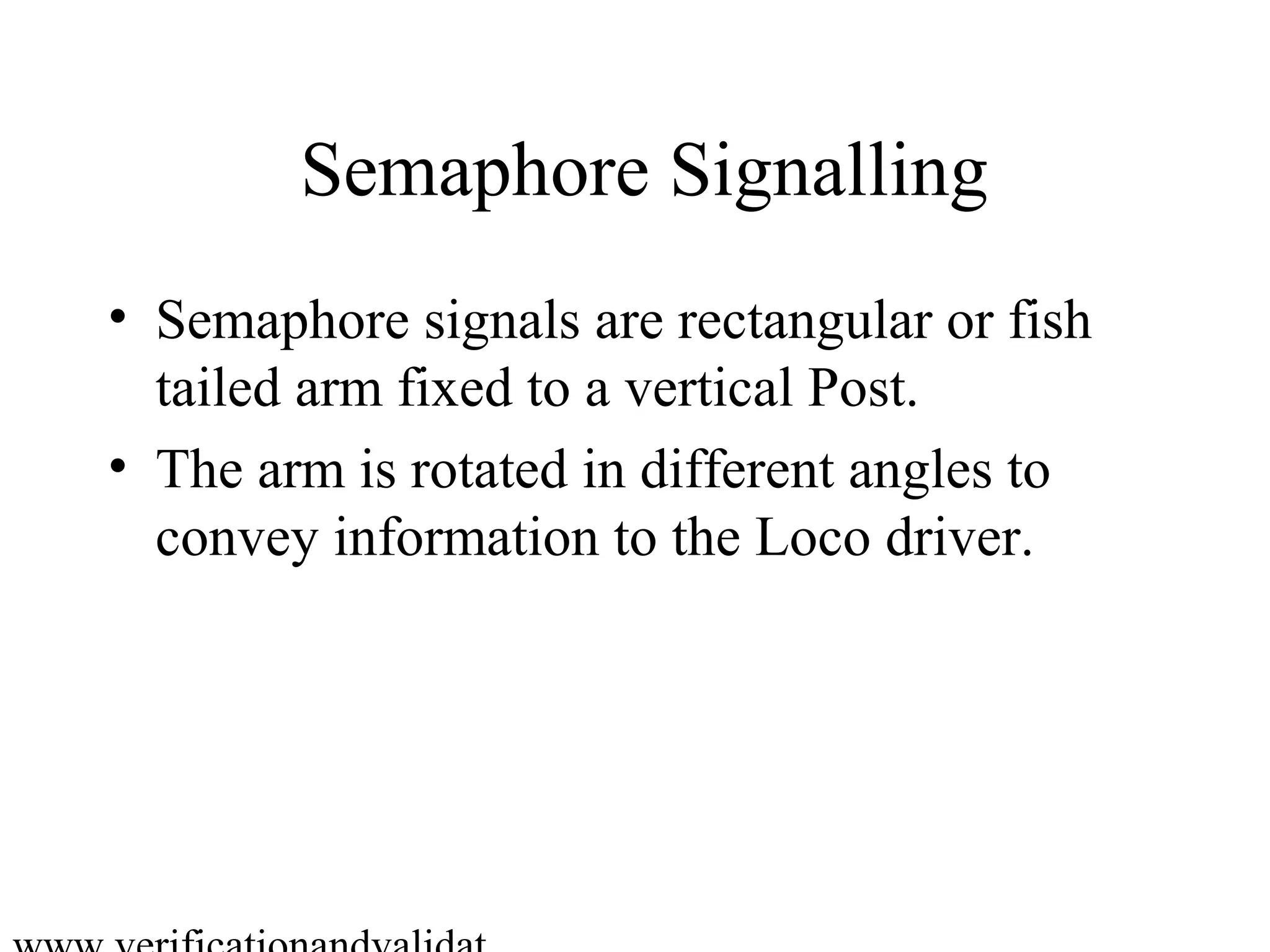 Introduction to Railway Signalling | PPT