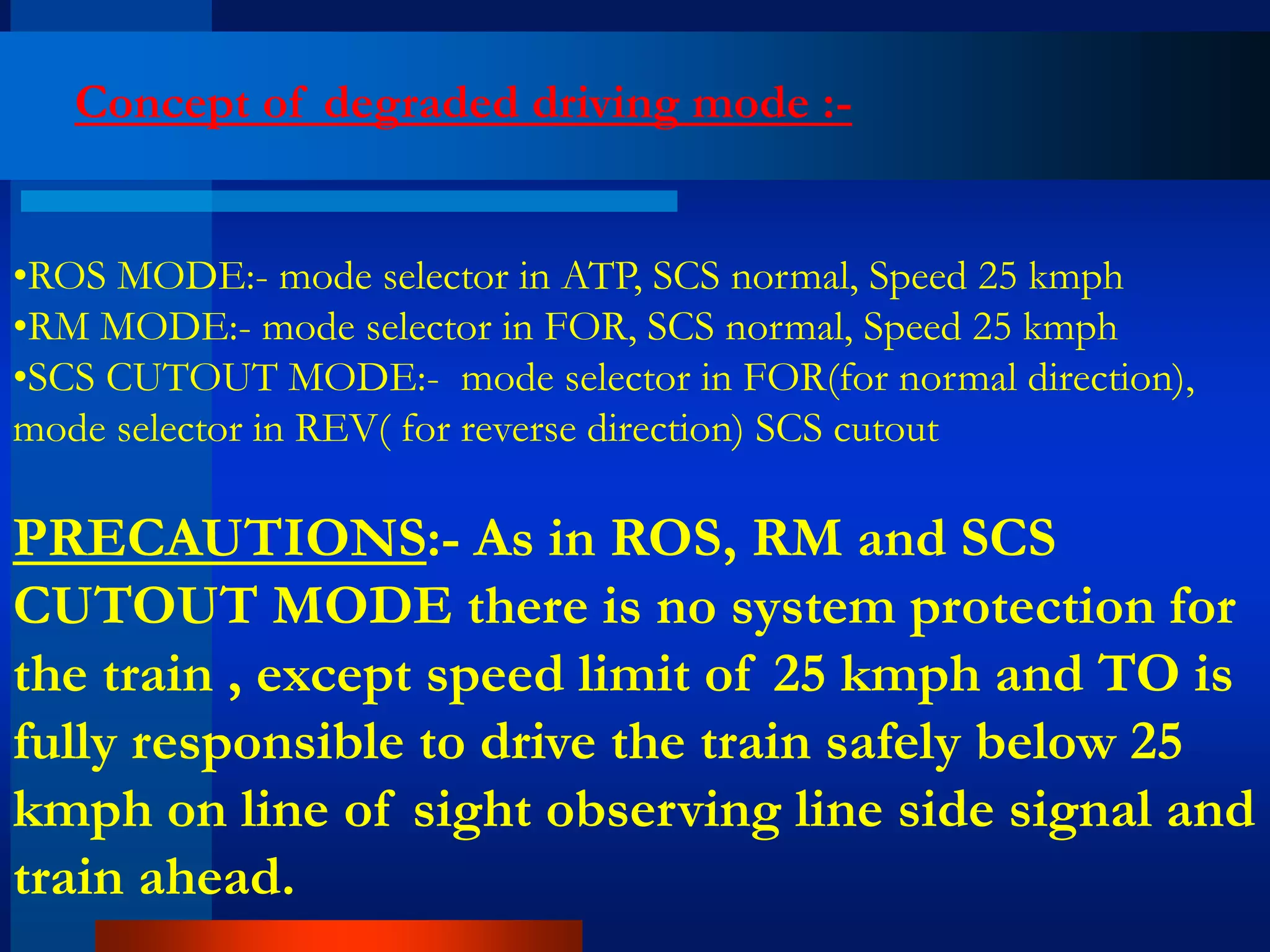 Basics of Metro Railway Signalling system | PPT