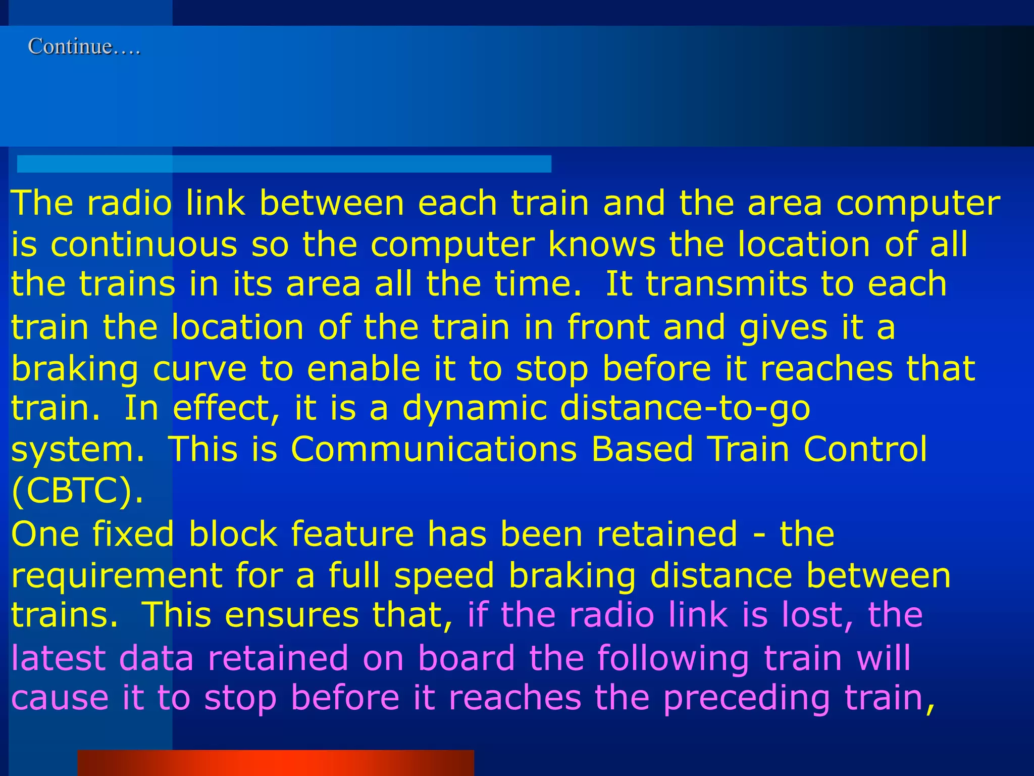 Basics of Metro Railway Signalling system | PPT