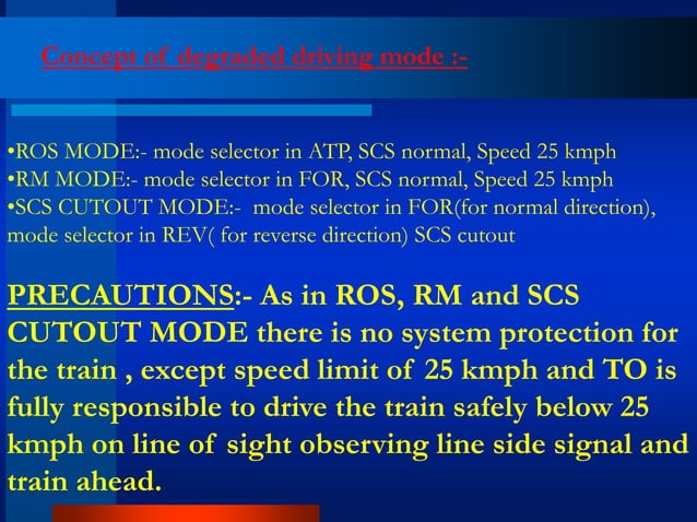 Basics of Metro Railway Signalling system | PPT | Rail Travel | Travel Type