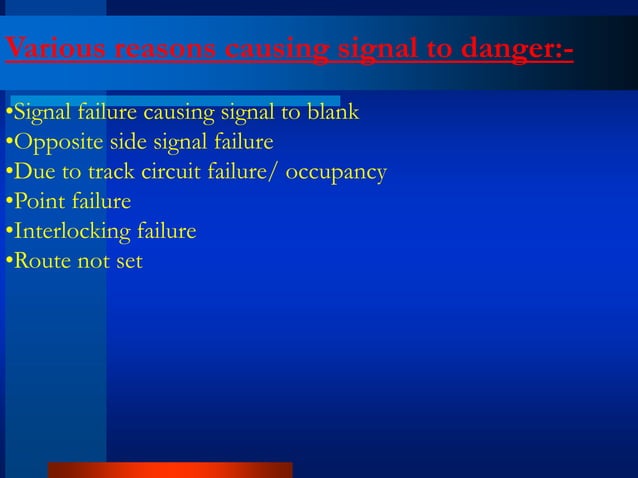 Basics of Metro Railway Signalling system | PPT | Rail Travel | Travel Type