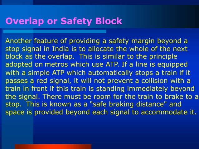 Basics of Metro Railway Signalling system | PPT | Rail Travel | Travel Type