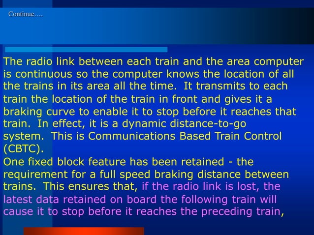Basics of Metro Railway Signalling system | PPT | Rail Travel | Travel Type