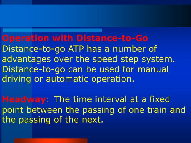 Basics of Metro Railway Signalling system | PPT | Rail Travel | Travel Type