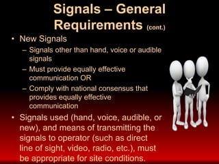 Signalman training | PPTX