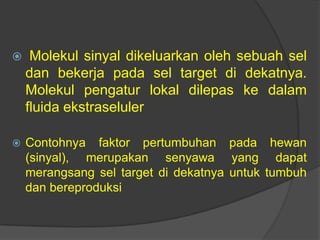 Signal parakrin & signal sinaptik | PPT