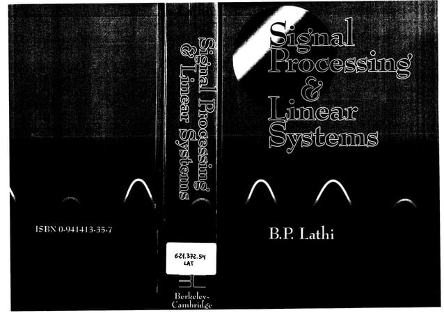 Signal processing and linear systems b.p.lathi | PDF