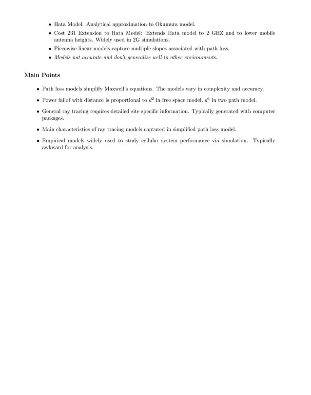 Signal Propagation Path Loss Models Pdf 3 D Graphics Computer Software And Applications