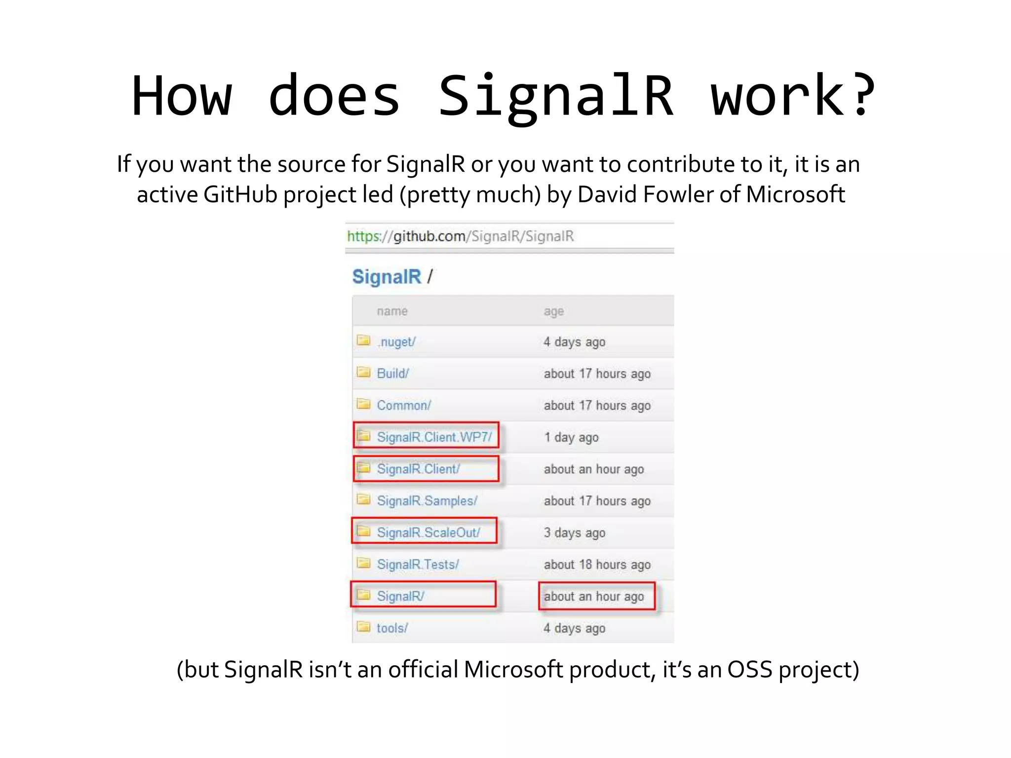 SignalR Introduction | PPT