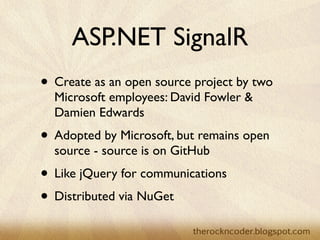 SignalR | PPT | Free Download