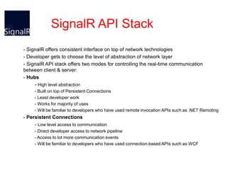 SignalR Powered X-Platform Real-Time Apps! | PPT