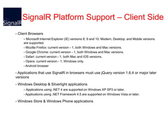 SignalR Powered X-Platform Real-Time Apps! | PPT