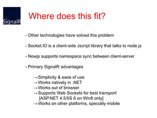 SignalR Powered X-Platform Real-Time Apps! | PPT