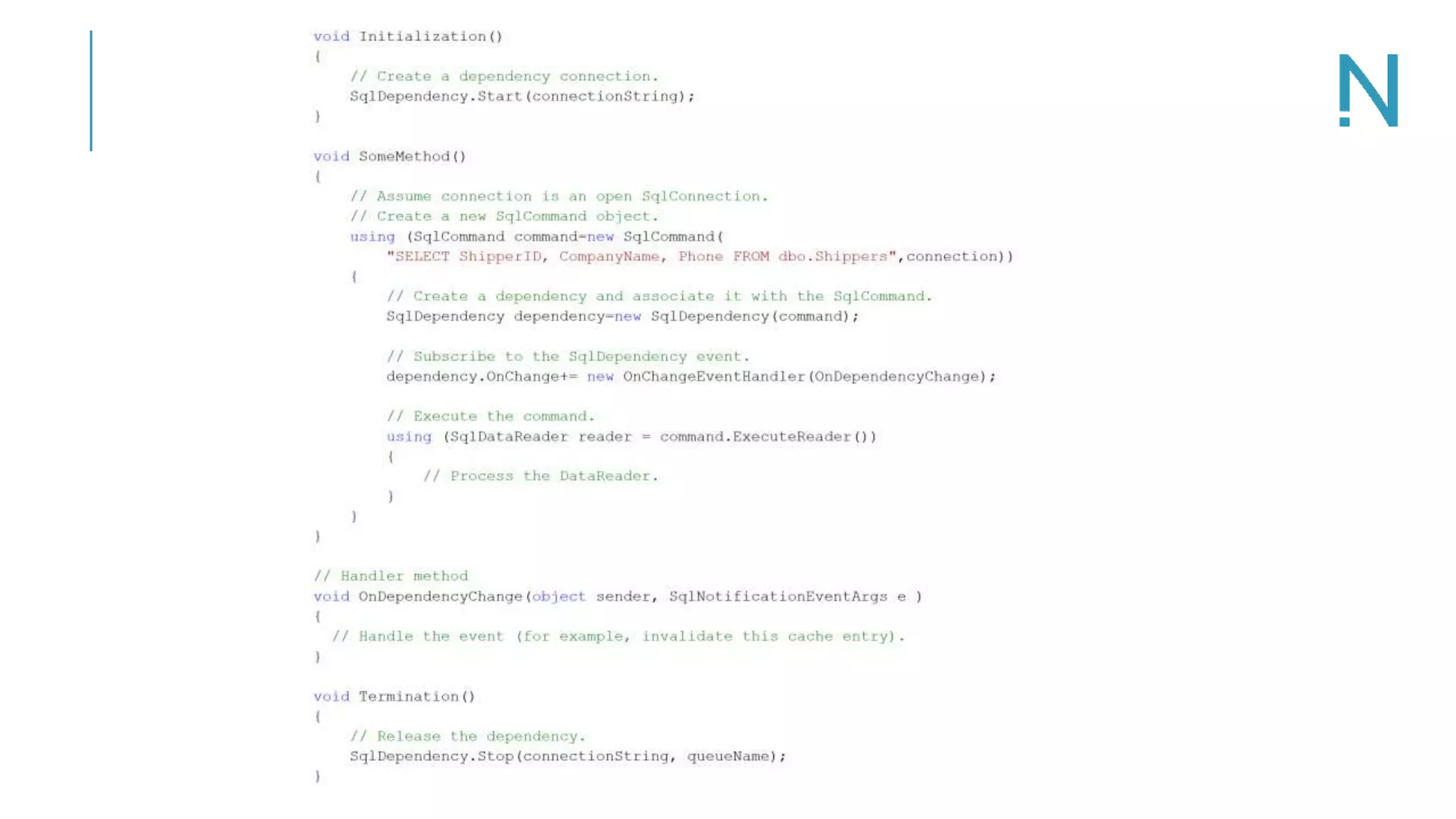 SignalR & SQL Dependency | PPTX