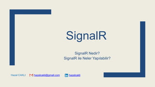 SignalR | PPTX