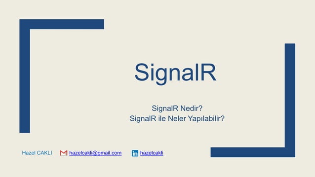 SignalR | PPTX
