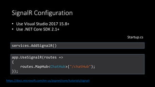 Fancy Features in Asp.Net Core SignalR | PDF