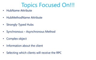 Signalr with ASP.Net part2 | PPSX | Computing | Technology & Computing