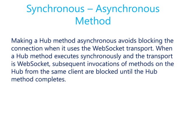 Signalr with ASP.Net part2 | PPSX | Computing | Technology & Computing