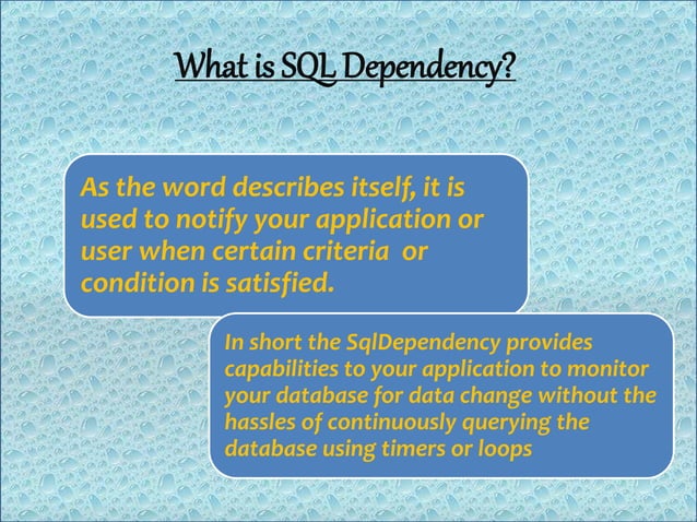 How SignalR and SQL Dependency Work Process in ASP.NET with SQL Server? | PPT | Free Download