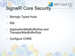 Signal r core workshop - netconf | PPT