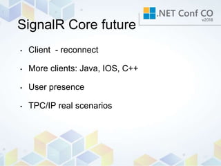 Signal r core workshop - netconf | PPT