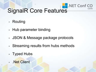 Signal r core workshop - netconf | PPT