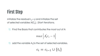 Signal Recovery with Orthogonal Matching Pursuit Algorithm | PPT