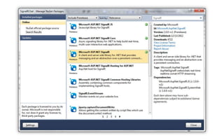 SignalR for ASP.NET Developers | PPTX | Internet | Computing