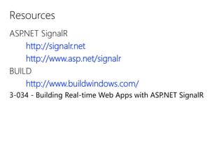 SignalR Overview | PPTX