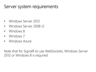 SignalR Overview | PPTX