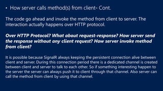 Real Time App with SignalR | PPT