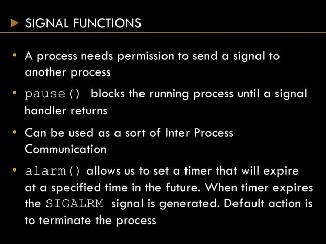 System Programming Assignment Help- Signals | PPT