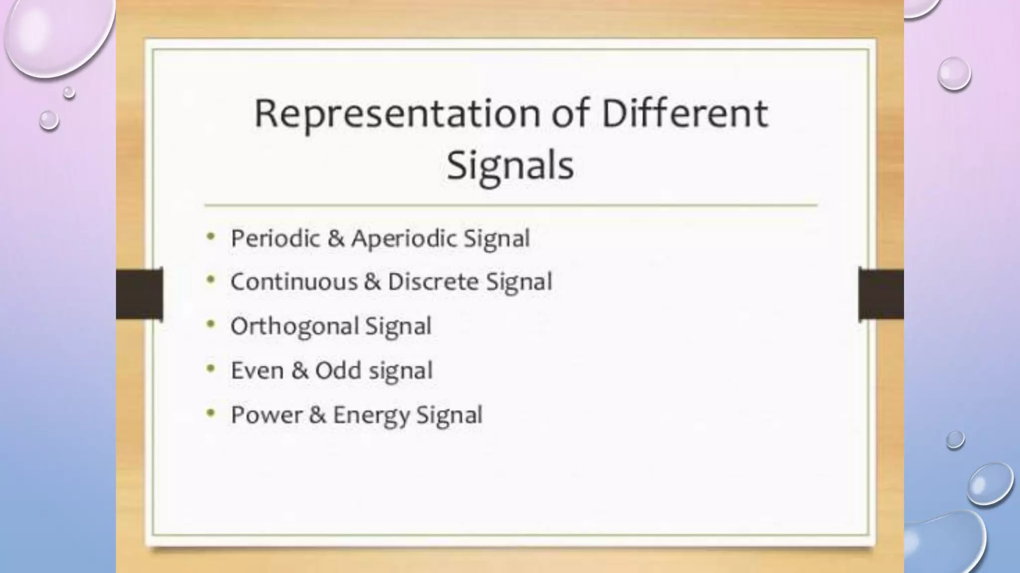 Signals and types of signals | PPTX