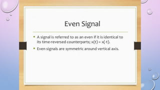 Signals and types of signals | PPT