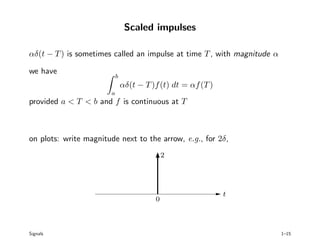 Introduction and types of signals and its charachteristics | PDF