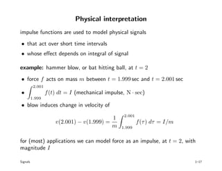 Introduction and types of signals and its charachteristics | PDF