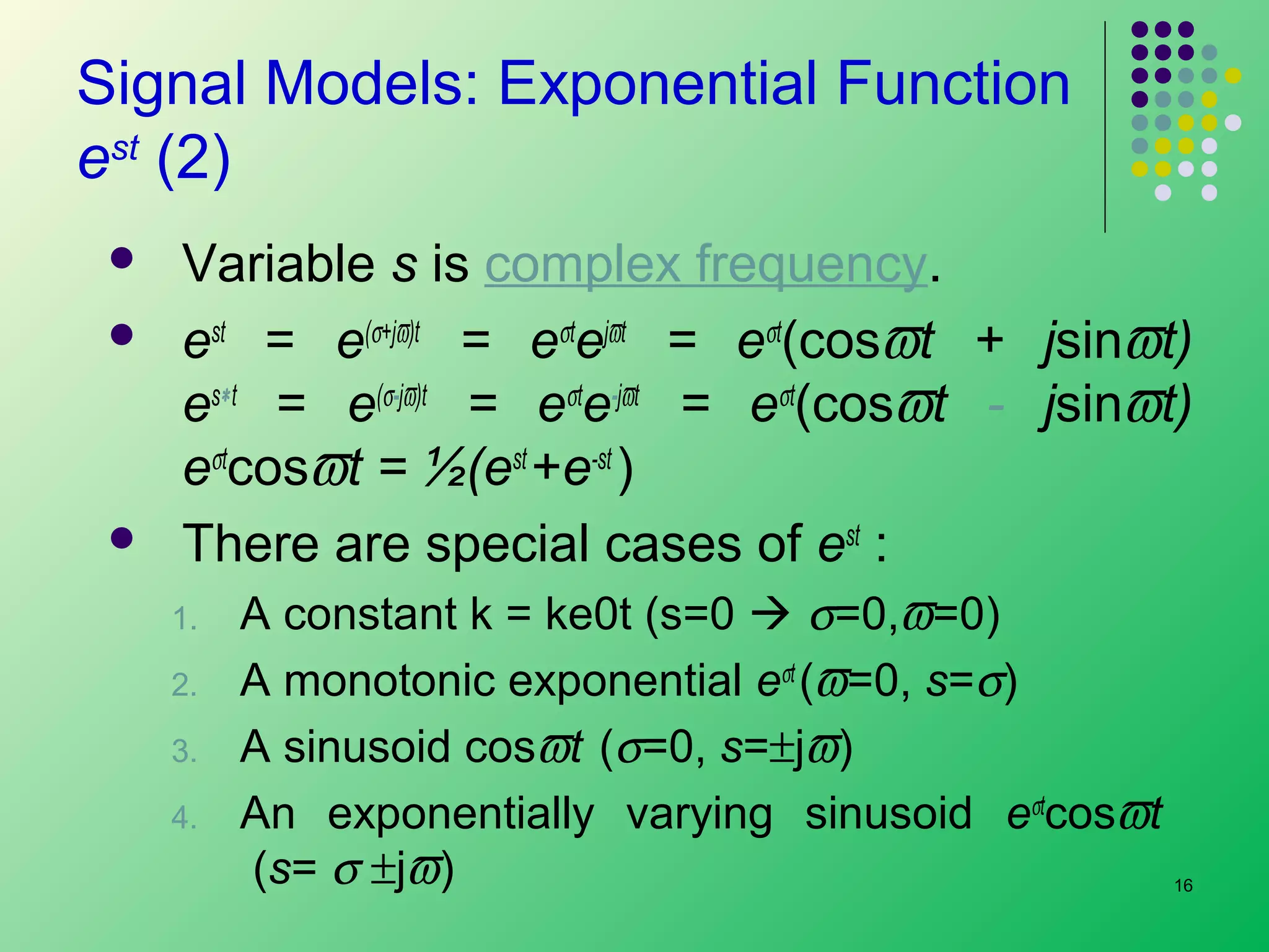 Signals and classification | PPT