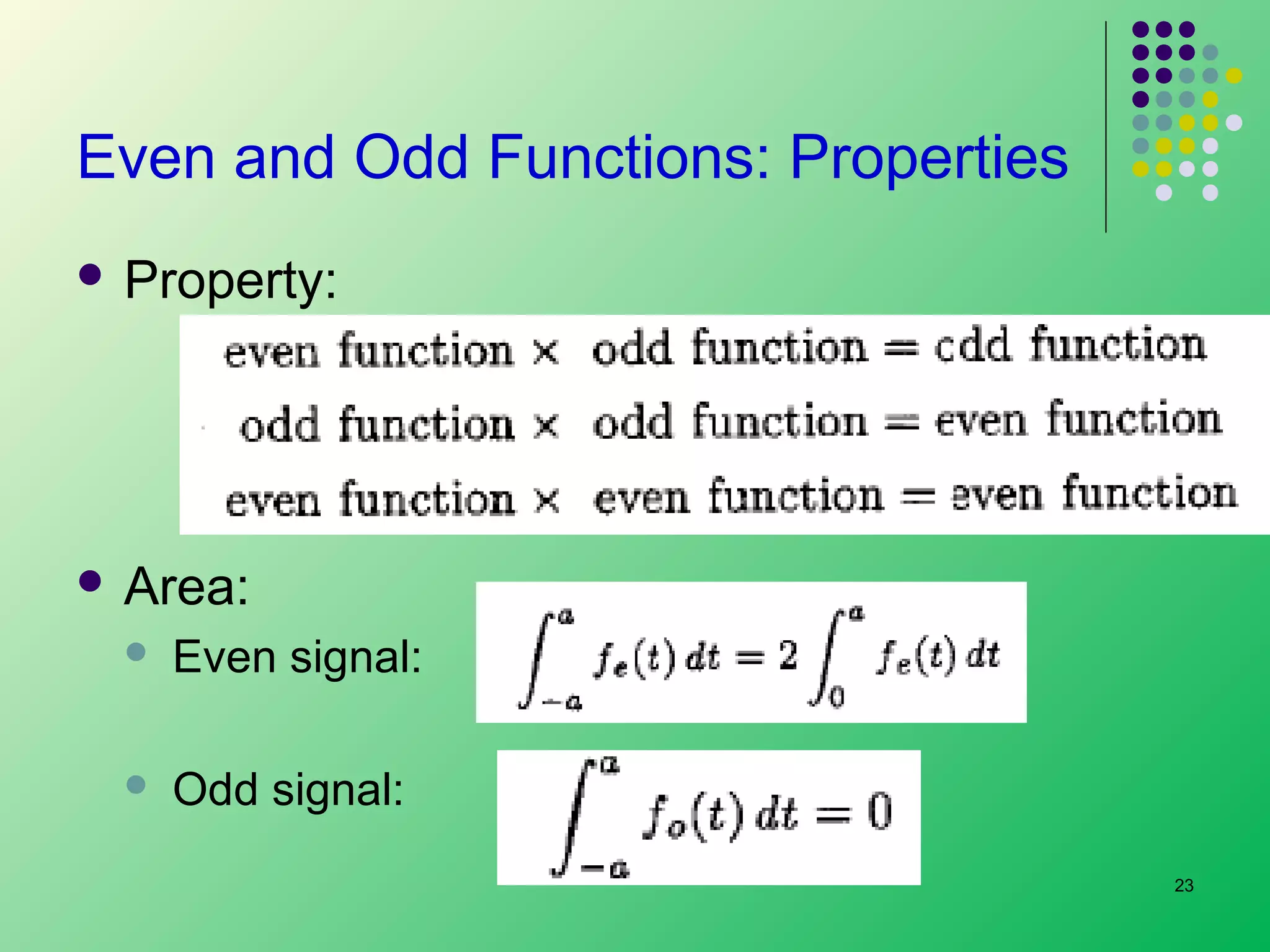 Signals and classification | PPT